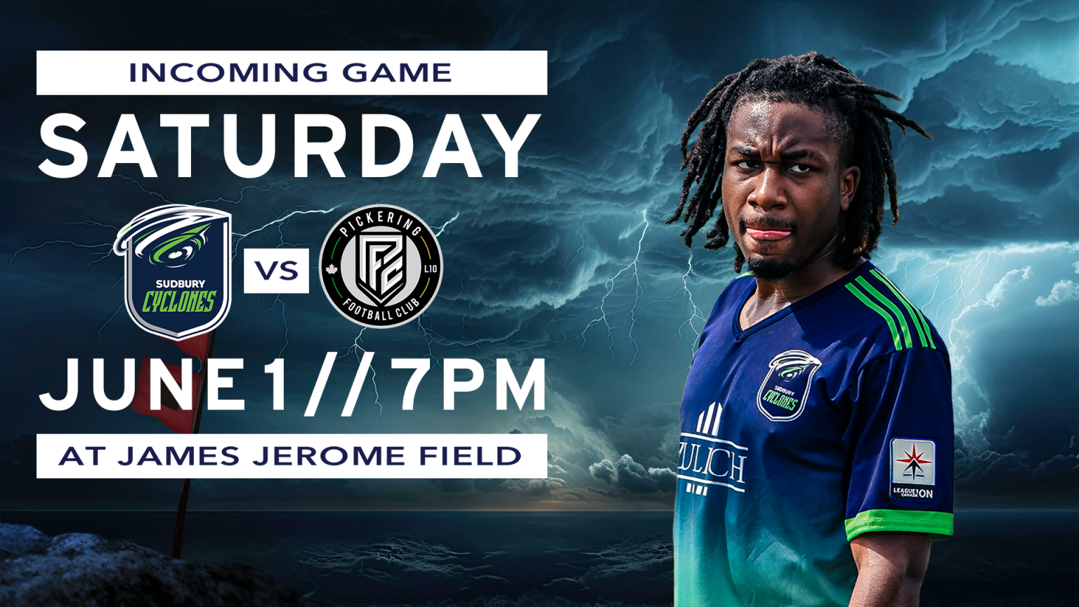 Cyclones Host Pickering FC this Saturday – Sudbury Cyclones